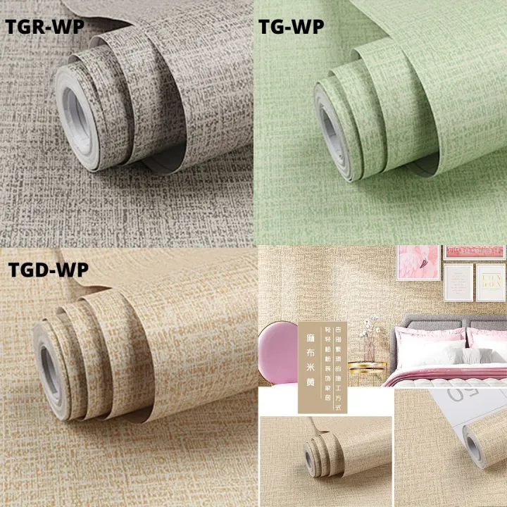 PVC wallpaper PVC adhesive wall sticker 45cmx10m | Lazada PH