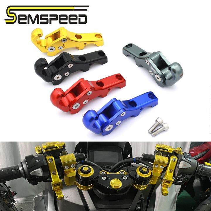 SEMSPEED For Honda ADV160 2022 2023 2024 CNC Motorcycle Handlebar Hooks For Honda ADV 160 ...