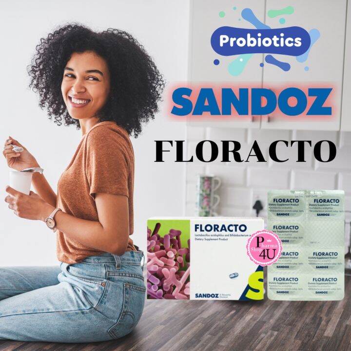 FLORACTO Probiotics 14 Capsules ฟลอแรคโต โปรไบโอติก Probiotic | Lazada ...
