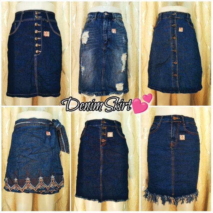 Denim Skirts / Palda maong beautiful | Lazada PH