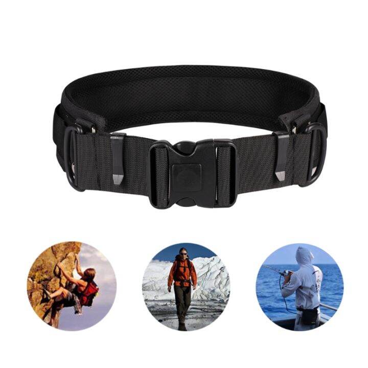 Adjustable Padded Camera Waist Belt Lens Bag Holder Case Pouch Holder ...