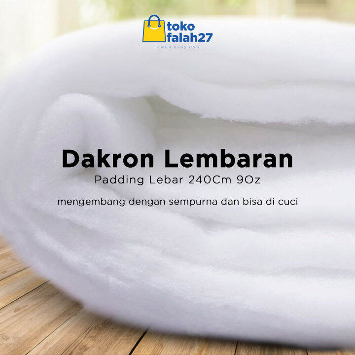 Dakron Lembaran Silikon/ padding Lebar 240 cm 9 oz | Lazada Indonesia