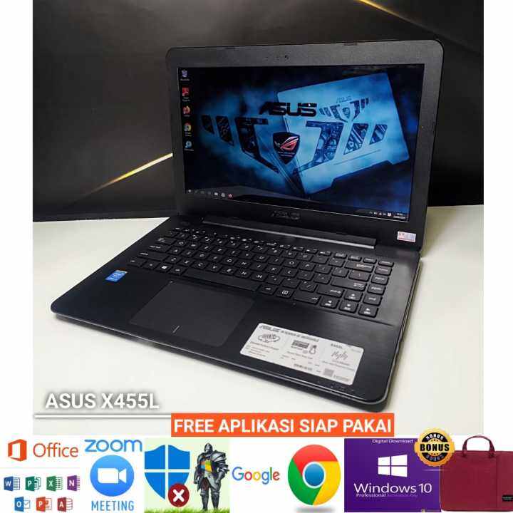 Laptop Asus x455LAB intel core i3 gen 5 ram 4gb HDD 500gb - windows 10 ...