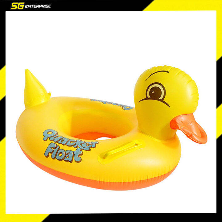Inflatable Duck Float Pool Colorful Swim Water Tubes Swimming Float ...