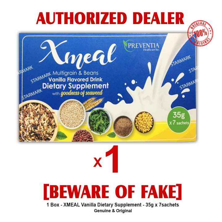 XMEAL Multigrain and Beans Vanilla Flavored Drink Dietary Supplement X ...