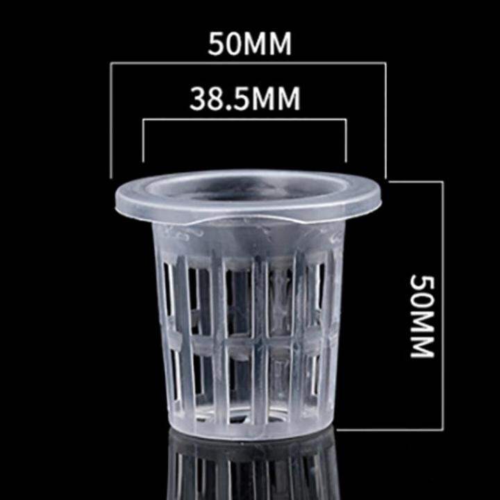 100PCS Plastic Hydroponic Baskets Pot Reusable Hydroponic Planting ...