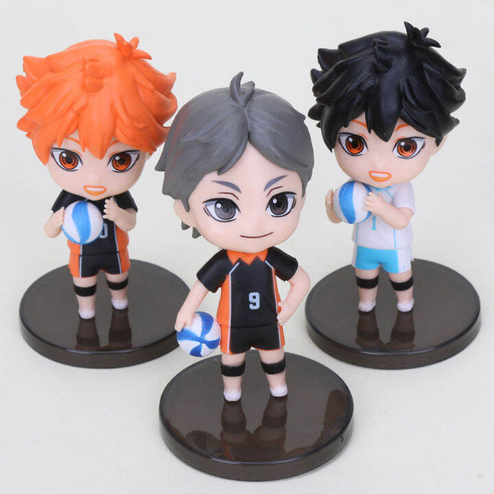 BLECRAU PVC Yu Nishinoya Figure Toys Anime 4pcs/set Tobio Kageyama ...