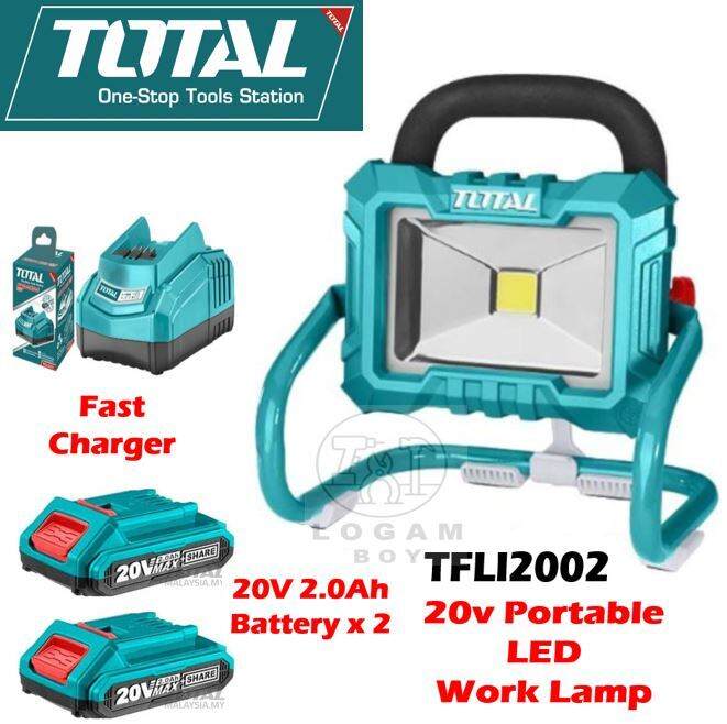 Portable Work Lamp LED Light Cordless Lampu Kerja Industrial LIght ...