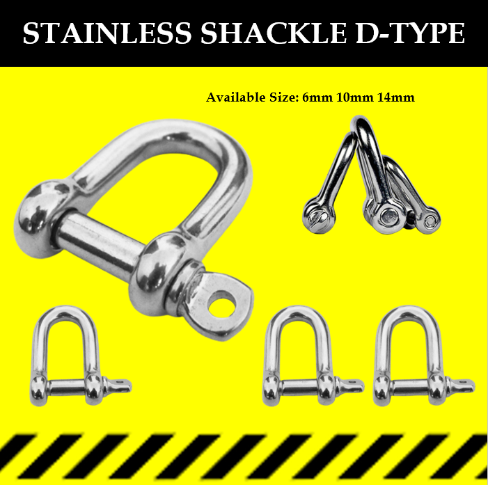 Twin Jean III 6mm 10mm 14mm 304 Stainless Steel & Galvanized D type ...