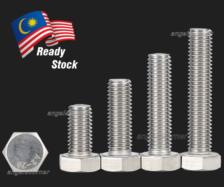 [ Ready Stock ] 10 sets of 304 Stainless Steel Skru Rak Besi Lubang (M4 ...