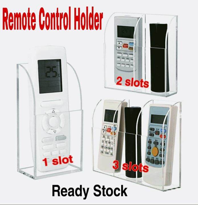Acrylic Air Conditioner / TV / Multipurpose Remote Control Holder Wall ...