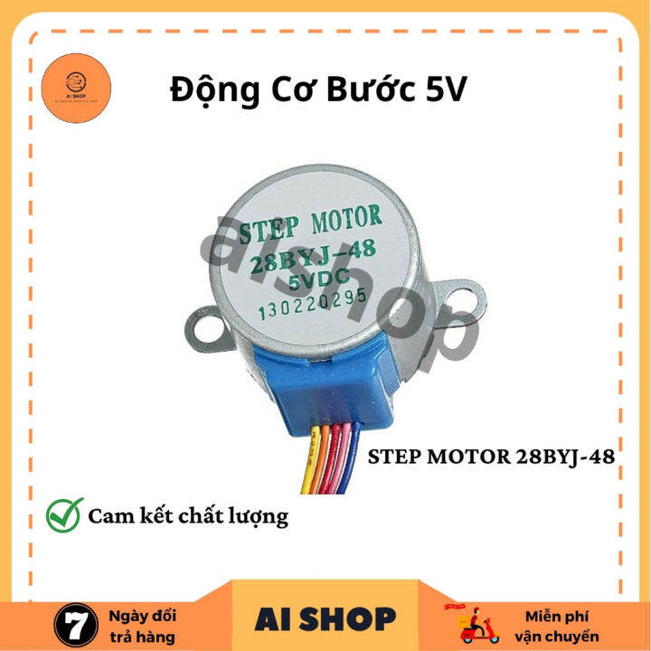 Động Cơ Bước 5V STEP MOTOR 28BYJ-48 5VDC | Lazada.vn