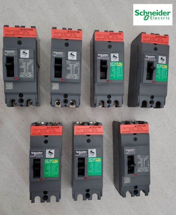 SCHNEIDER ELECTRIC MCCB EASYPACT EZC100H 30A-100A 2P | Lazada PH