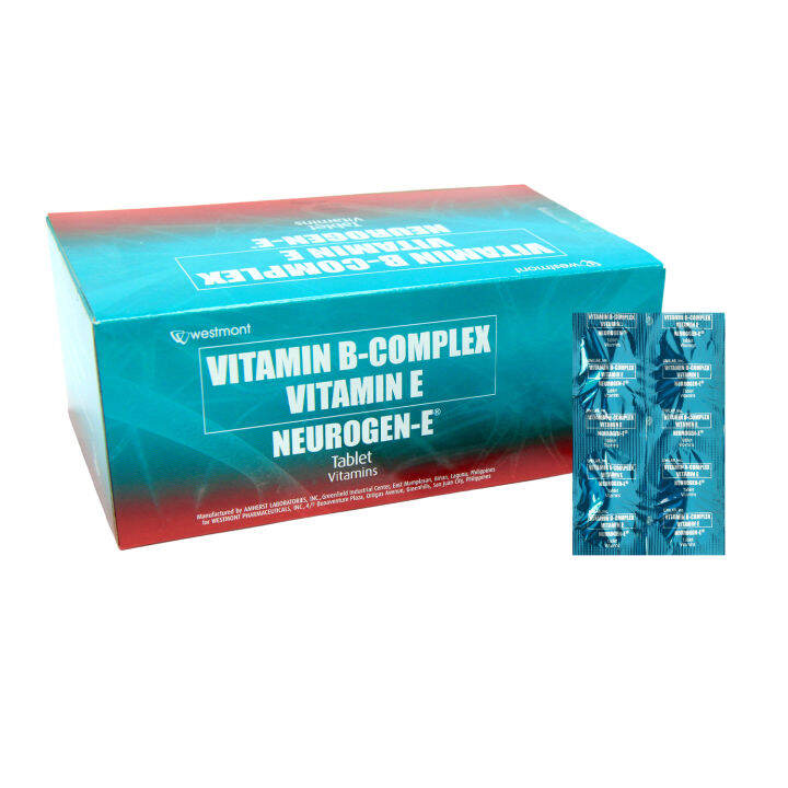 Neurogen-E 100 tablets Vitamin B-Complex + E (Helps Keep Nerves Healthy) | Lazada PH