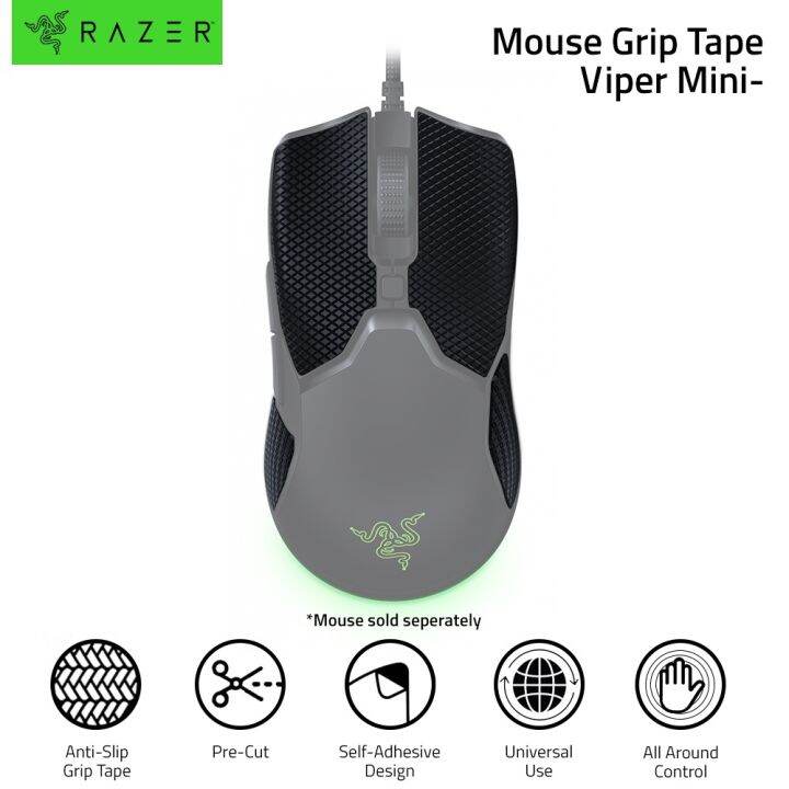 RAZER Mouse Grip Tape for Deathadder and Viper Mini - Anti-slip ...