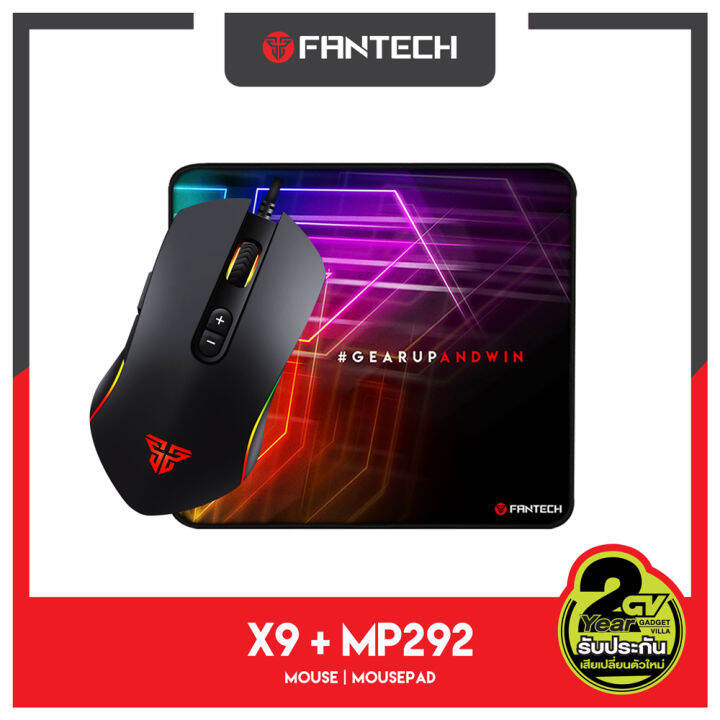 FANTECH รุ่น X9 THOR Optical Macro Key RGB Gaming Mouse เมาส์เกมมิ่ง ...