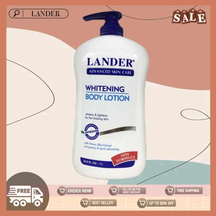 LANDER Whitening Body Lotion 33.8oz | Lazada PH