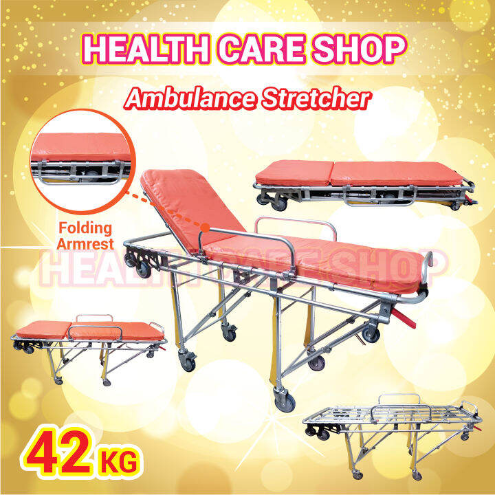 Foldable Ambulance Stretcher With Adjustable Backrest ( SC-A-1A ) | Lazada