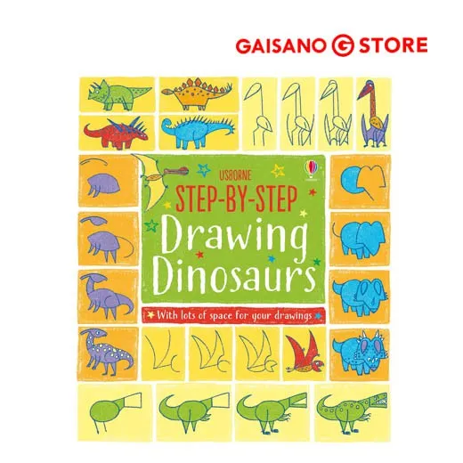Usborne Step-by-Step - Drawing Dinosaurs | Lazada PH