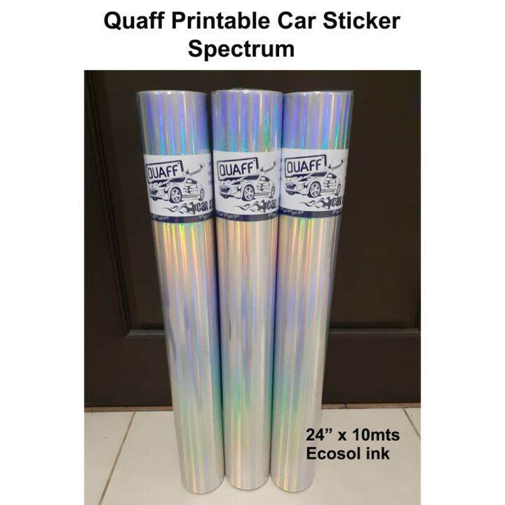 Quaff Printable Car sticker SPECTRUM sold per ROLL | Lazada PH