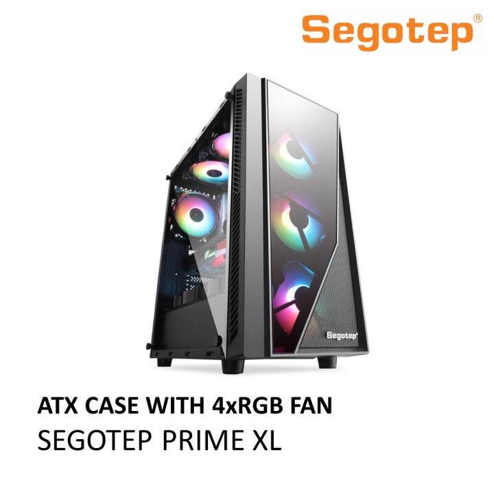 Segotep Prime XL RGB Tempered Glass Gaming Case | Lazada