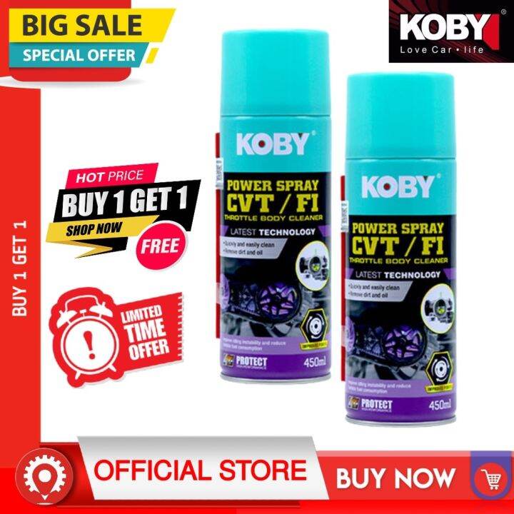 limousine 17 【BUY 1 GET 1】Koby CVT Cleaner Power Spray 450ml | Lazada PH