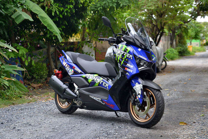 สติ๊กเกอร์แต่งลายรถ YAMAHA X-MAX 2022 V.2ลาย Monster | Lazada.co.th