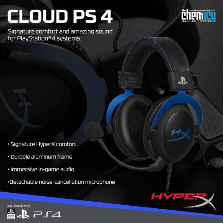 HyperX Cloud PS4 Official Playstation Licensed Gaming Headset | Lazada Indonesia