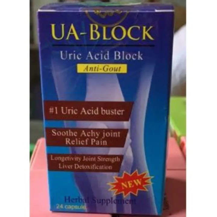 UA-Block Uric Acid Block Anti Gout 24’S | Lazada PH