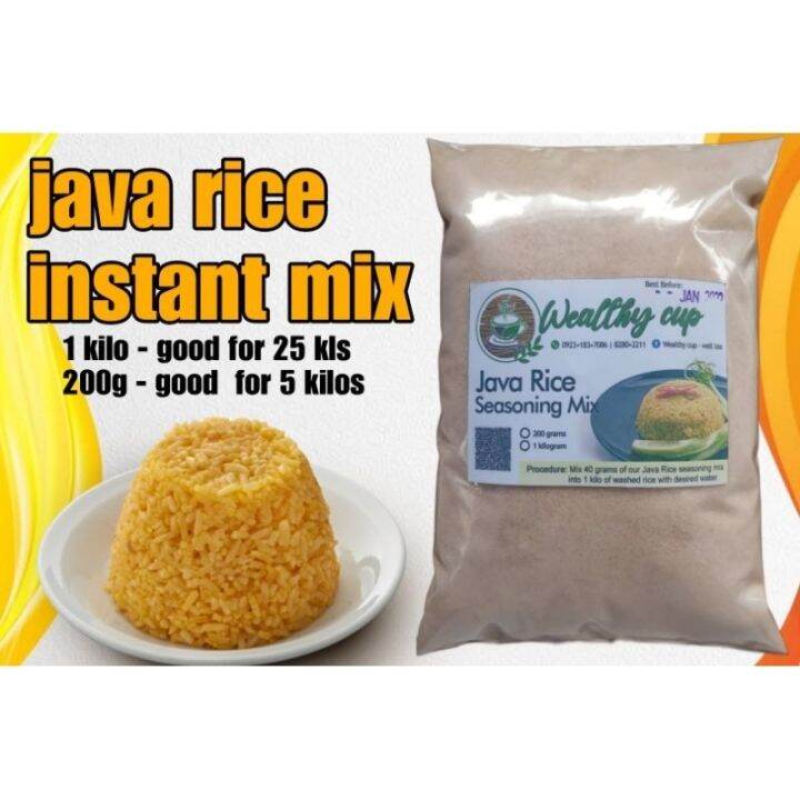 JAVA RICE MIX 200 grams good for 5 kilos | Lazada PH