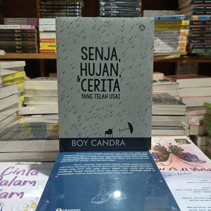 Buku Novel Senja Hujan & Cerita Yang Telah Usai KERTAS BOOKPAPER Boy ...