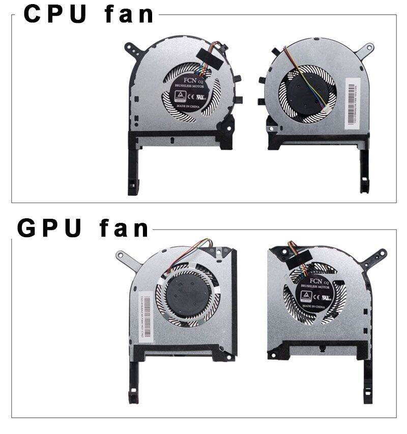 GPU CPU Cooling Fans For ASUS TUF Gaming A15 FA506 IV FA506IU FA506IH ...