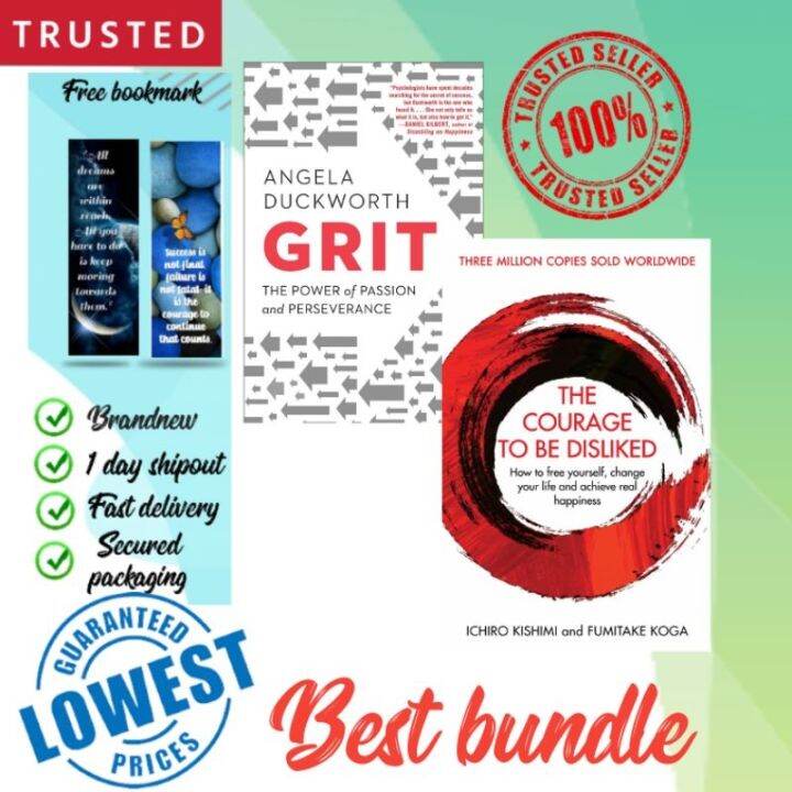 【libro】 Angela Duckworth Grit The Courage to Be Disliked by Ichiro ...