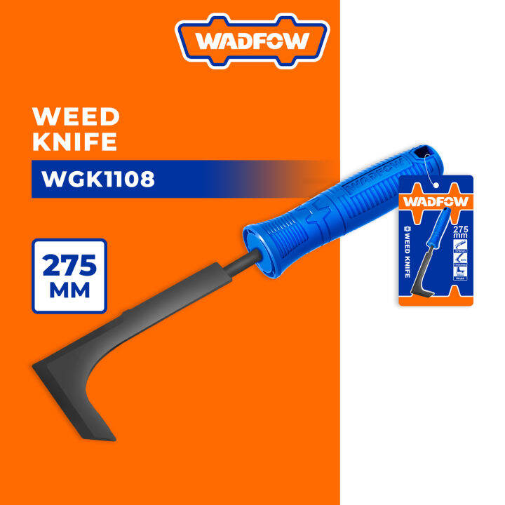 WADFOW Weed Knife, Length: 275mm, Width: 68mm, Thickness: 2mm, Powder ...