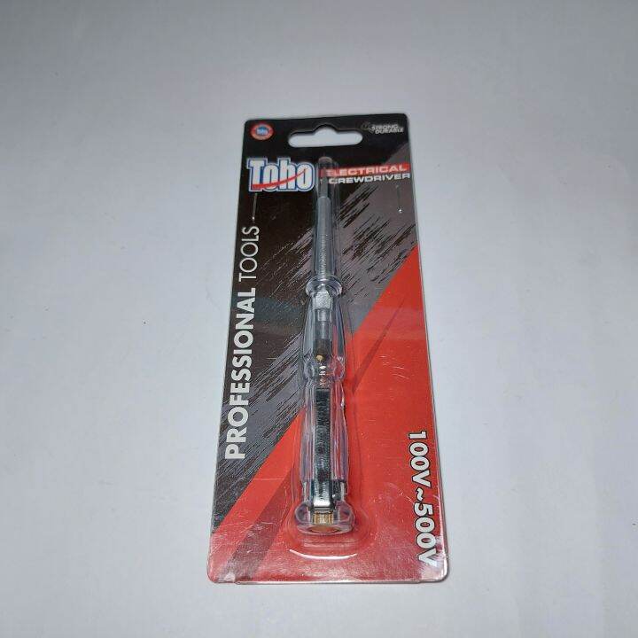 Tespen 100V-500V Listrik AC Obeng Tespen Pengecek Arus Listrik toho ...