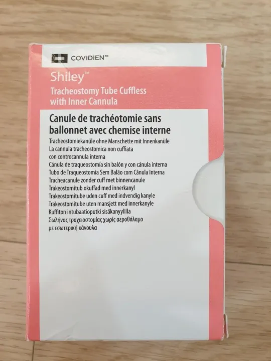 100% Original Covidien Shiley 4CFS Fenestrated Trachy Tube Cuffless ...