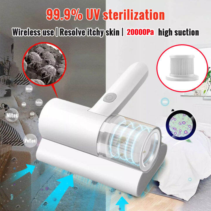 COD - 2022 New Wireless Use Dust Mite Vacuum Cleaner 20000Pa Bed Vacuum Cleaner UV Mite Removal ...