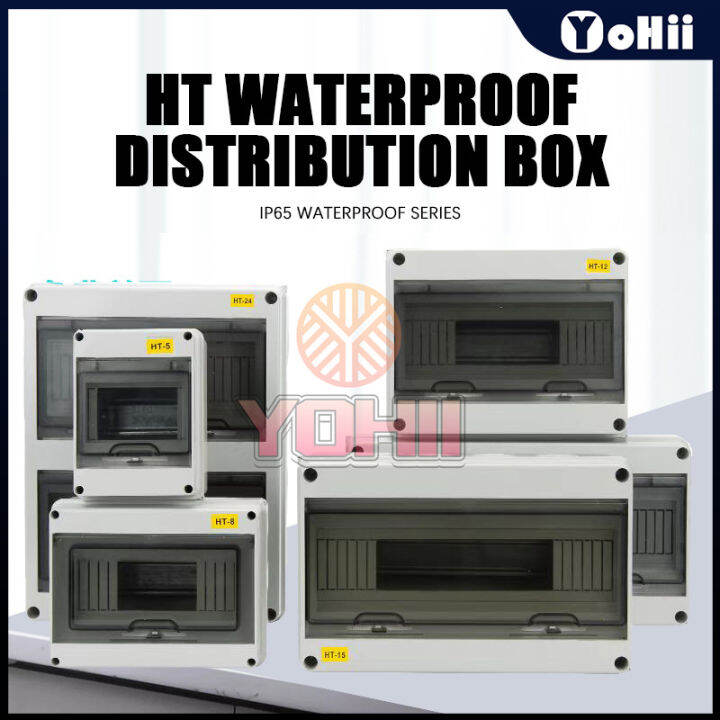 8/12 Way Electrical Circuit Breaker Box / AC DC Solar System Outdoor ...