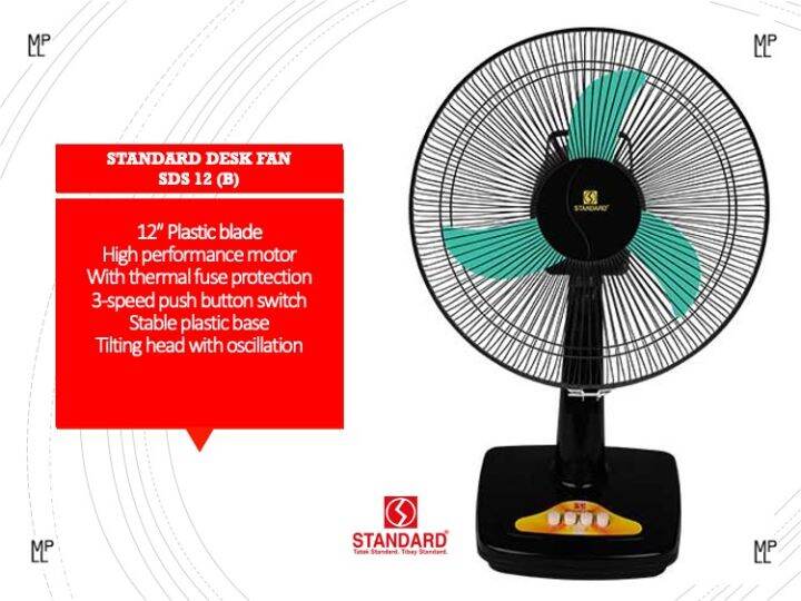 STANDARD DESK FAN 12 INCHES | Lazada PH