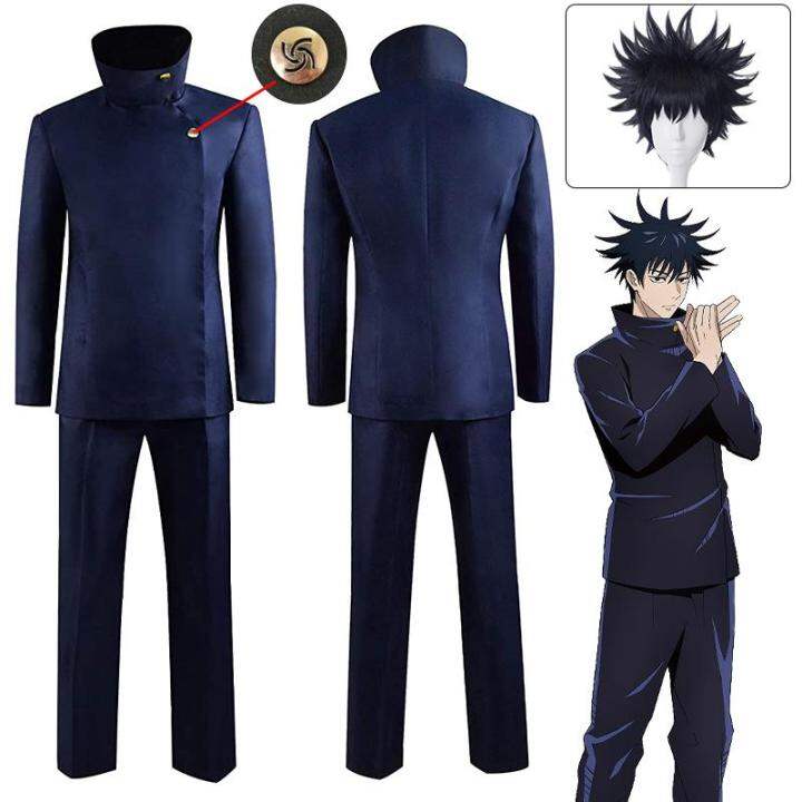 Jujutsu Kaisen Fushiguro Megumi Cosplay Costume Anime School Uniform ...