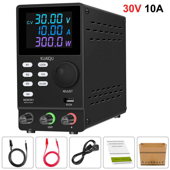 NICE-POWER Lab DC Power Supply Adjustable 30V 10A 5A USB Digital Bench ...