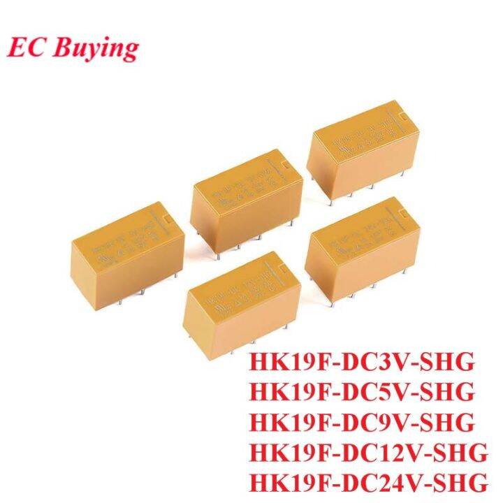 Mini Power Relay HK19F-DC3V-SHG HK19F-DC5V-SHG HK19F-DC9V-SHG HK19F ...