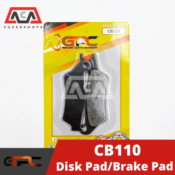 GPC Disc Pad / Brake Pad for CB 110 | Lazada PH