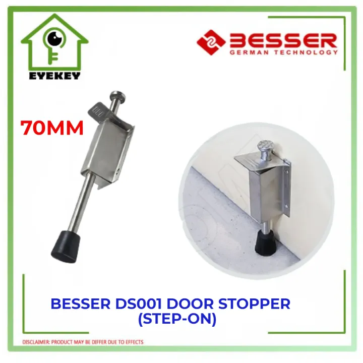 BESSER DS001 DOOR STOPPER STEP ON 70MM SSS | Lazada PH
