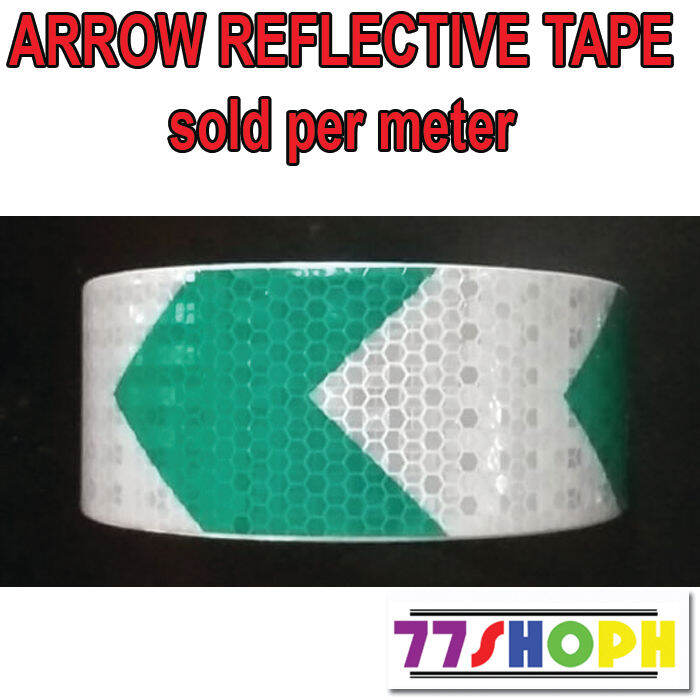 Arrow Reflective Tape Green/White | Lazada PH