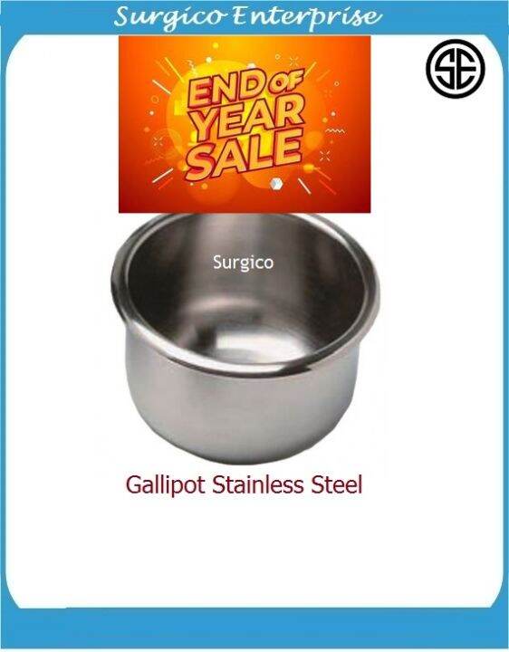 Gallipot 4oz Stainless Steel-Medical Use | Lazada