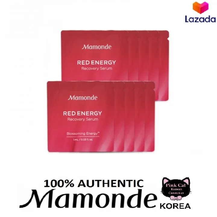 Korean Cosmetics MAMONDE Red Energy Recovery Serum 1ml - 10pc | Lazada PH