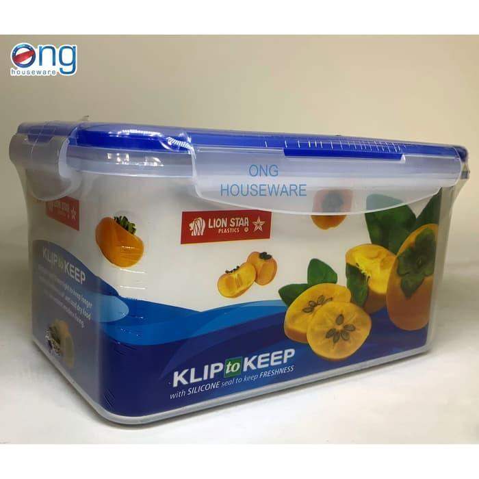 Kotak Makan Kedap Udara Serbaguna KLIP TO KEEP Lion Star 2L KP68 KP-68 ...