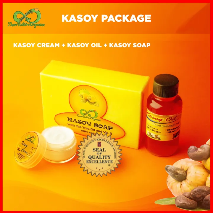 Kasoy Cream 5ml + Kasoy Soap + Kasoy Oil - For Mole, Warts, Skintag ...