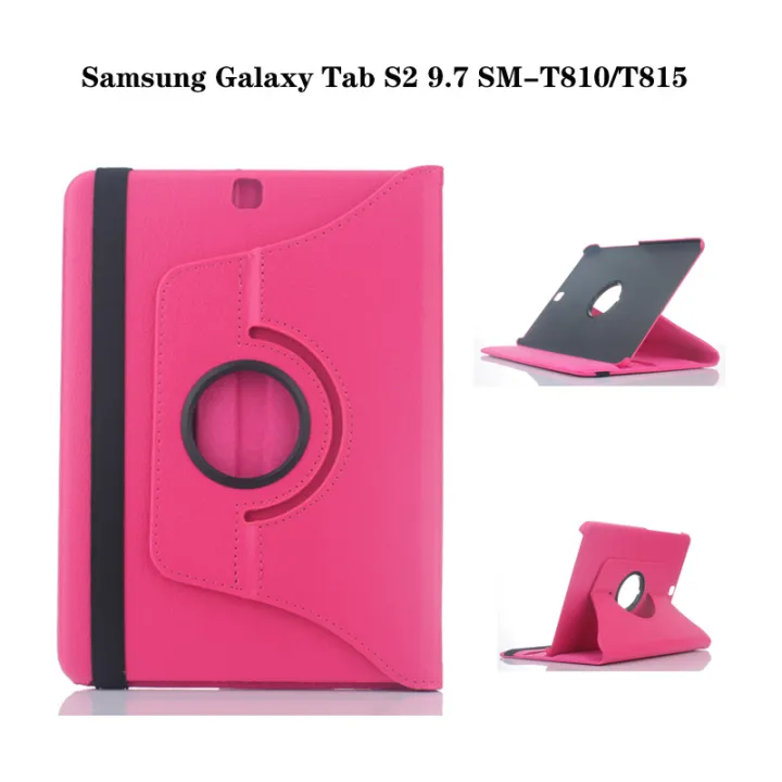 Samsung Galaxy Tab S2 9.7โรตารี่กรณี SM-T810 T815เคสแบบหมุนได้ | Lazada ...